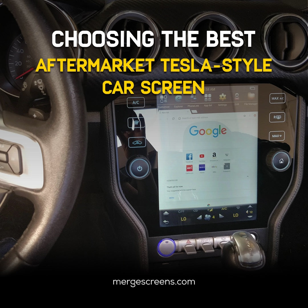 Choosing the Right Aftermarket Tesla Screen for Your Car – Merge Screens