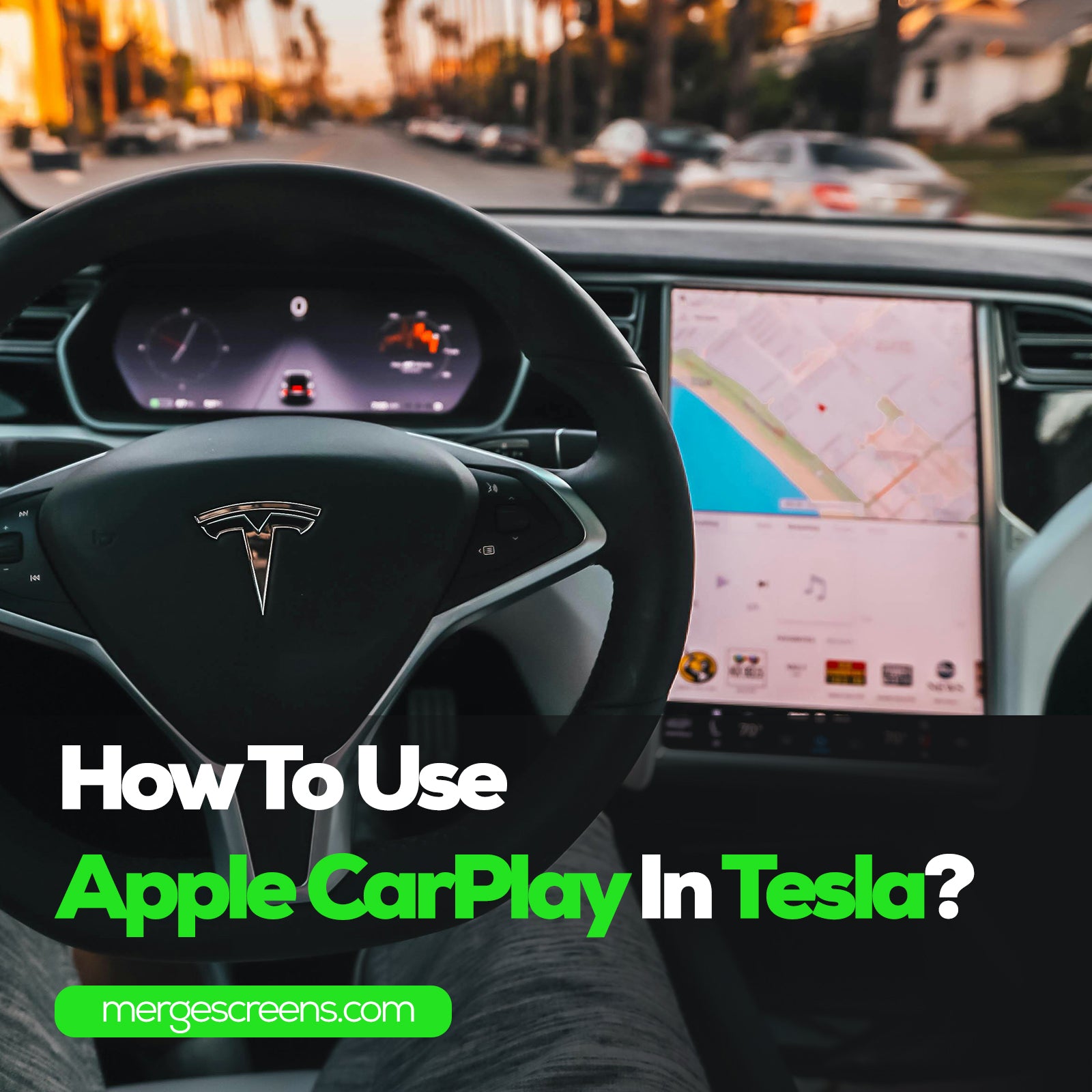 CarPlay Tesla: A Guide On How To Use Apple CarPlay In Tesla – Merge Screens