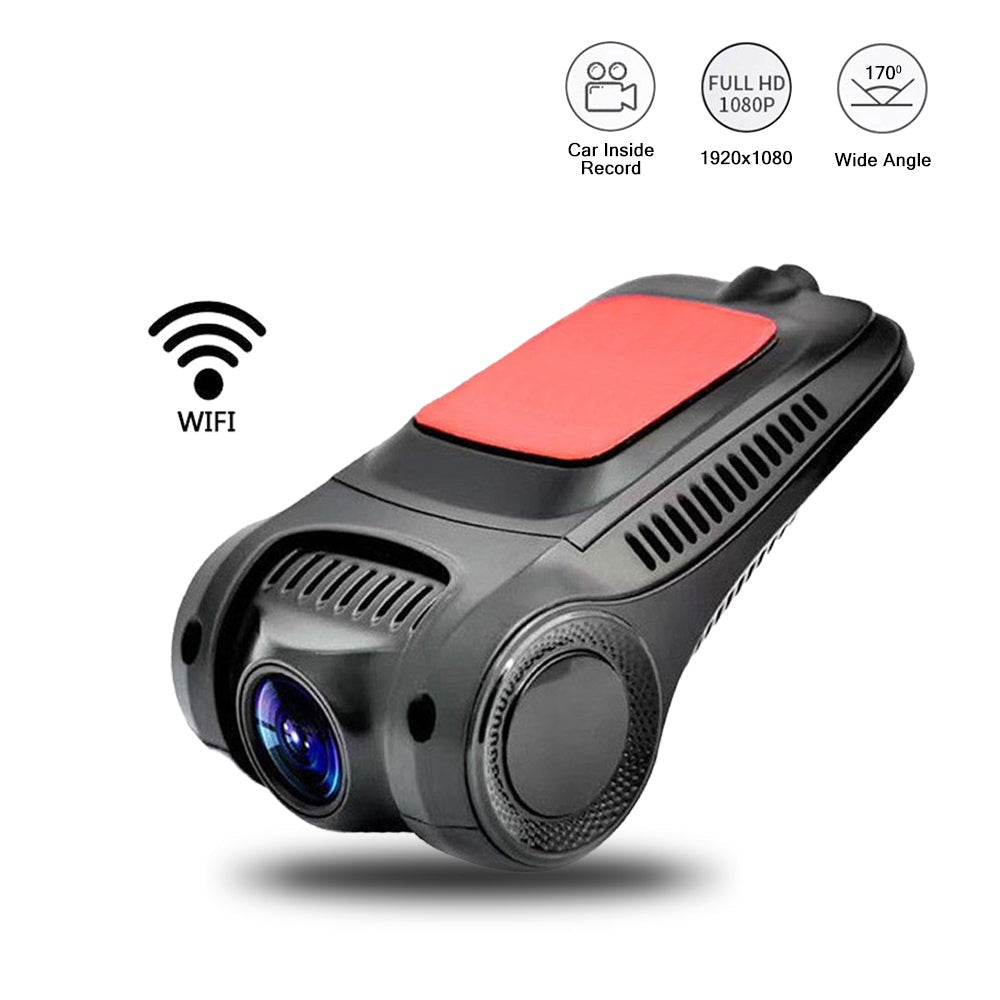 High-Definition 1080p Mini Dash Cam With Dual Lens