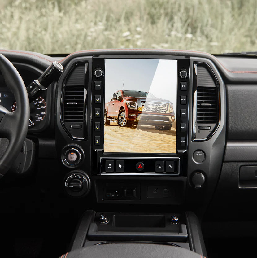 Nissan Titan Tesla-style CarPlay Radio Upgrade
