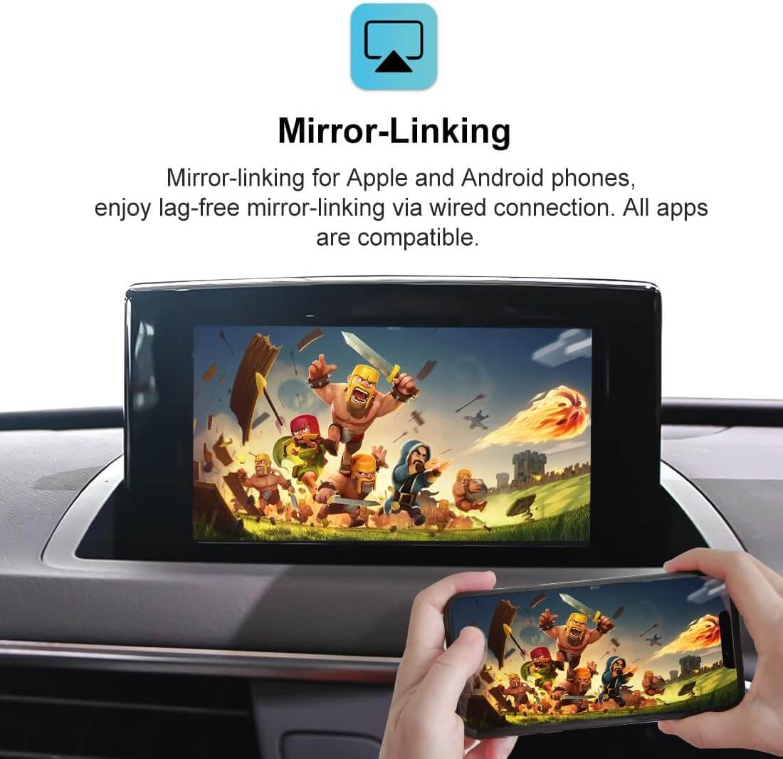 Audi A1 Apple CarPlay & Android Auto Module (2012-2018) – Merge Screens