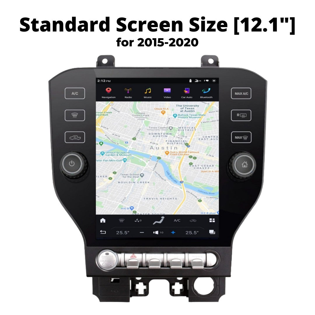 Ford Mustang Tesla Screen Upgrade 2010-2020 - Mergescreens