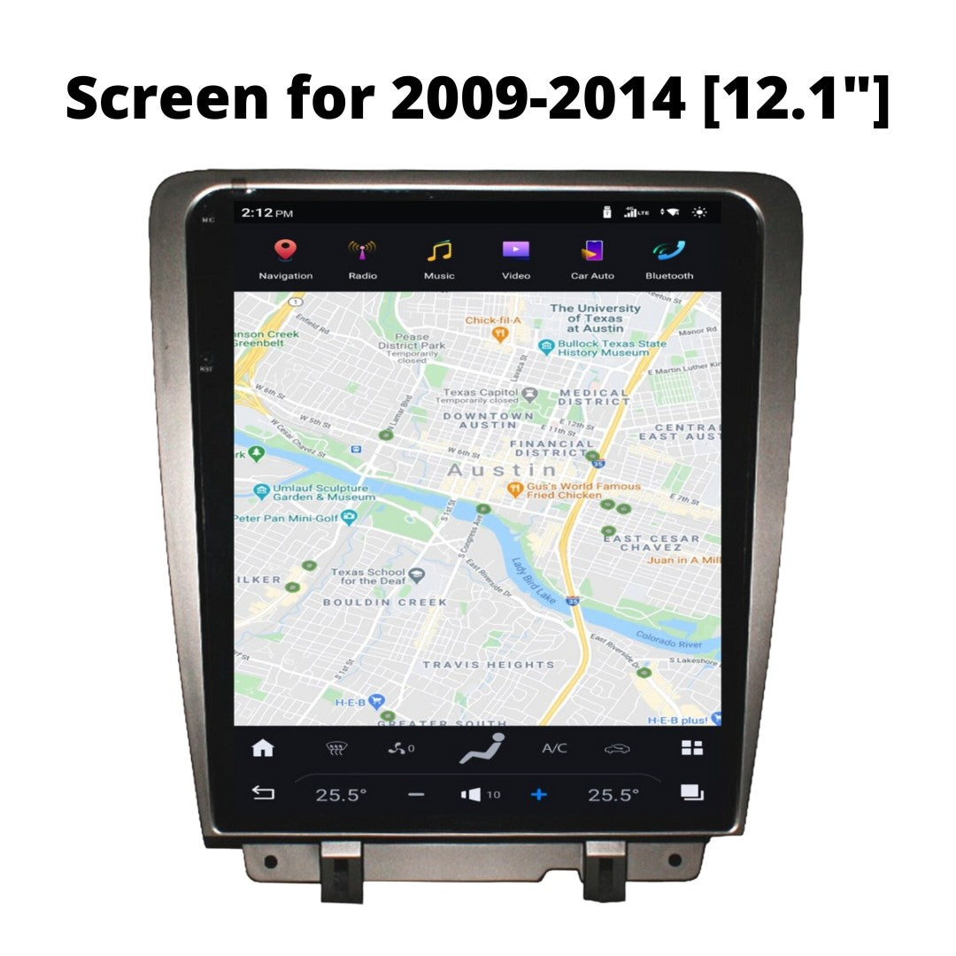 Ford Mustang Tesla Screen Upgrade 2010-2020 - Mergescreens
