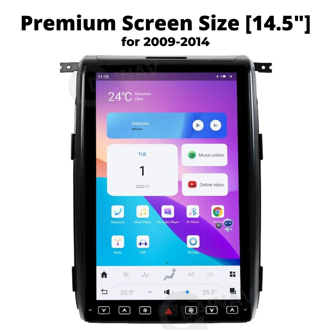 Touch Screen Car Radio Ford F250 Tesla Screen Upgrade