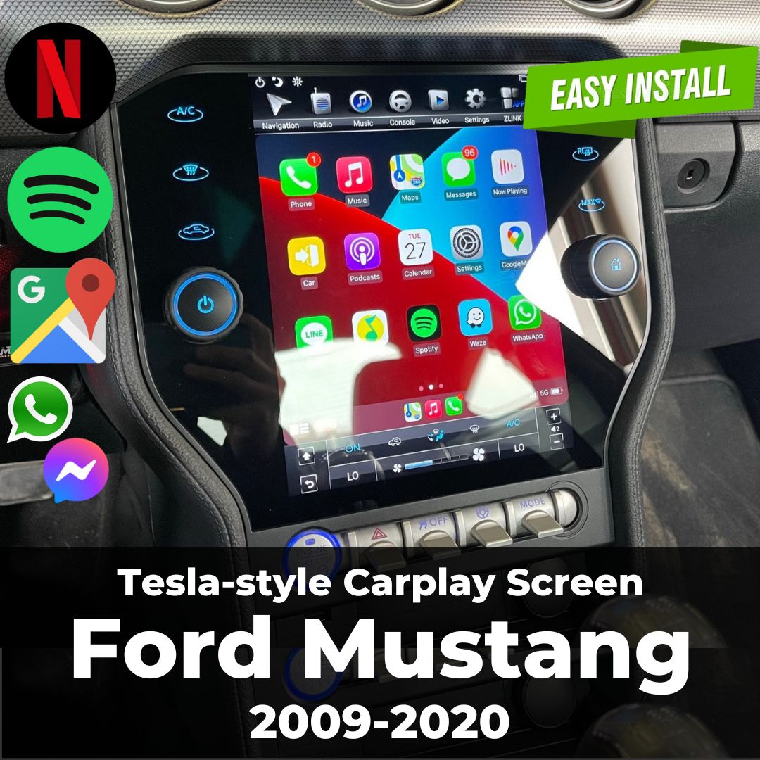 Ford Mustang Tesla Screen Upgrade 2010-2020 - Mergescreens – Merge Screens