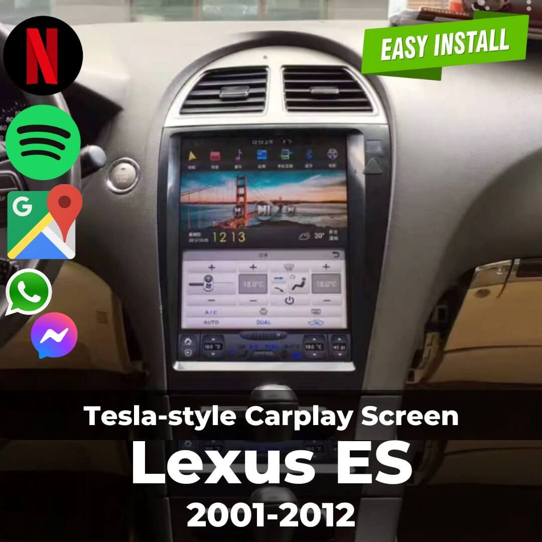 CarPlay Tesla Screen Upgrade for Lexus ES – Merge Screens