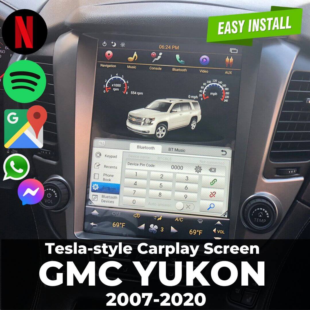 Touch Screen Radio - GMC Yukon Tesla Screen Upgrade