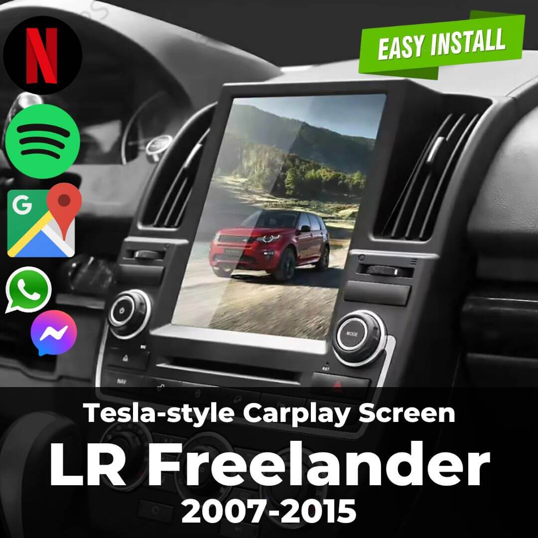 Land Rover Freelander | Tesla-style Carplay Screen – Merge Screens