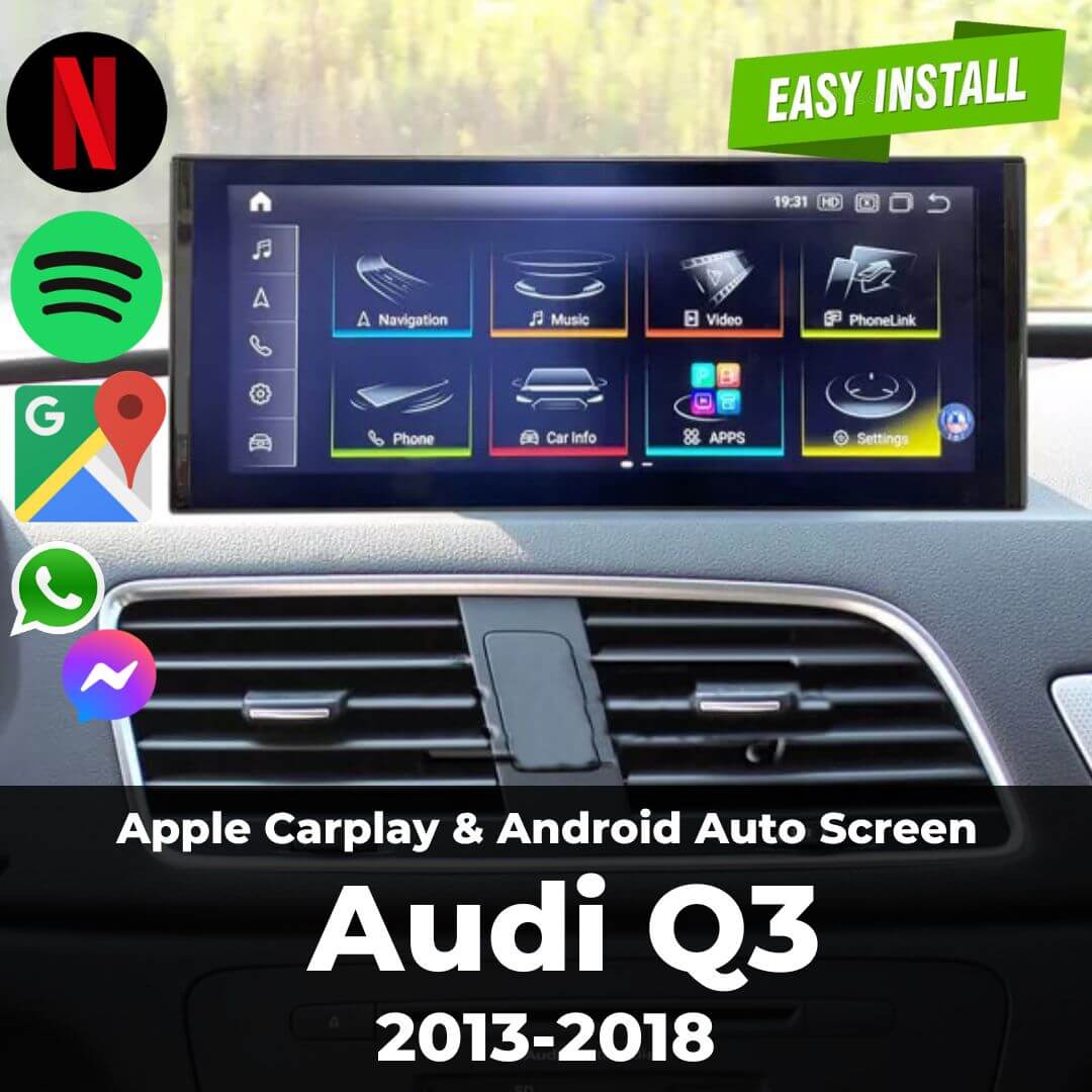 Touch Screen CarPlay Radio - Audi Q3 Screen Upgrade – Merge Screens