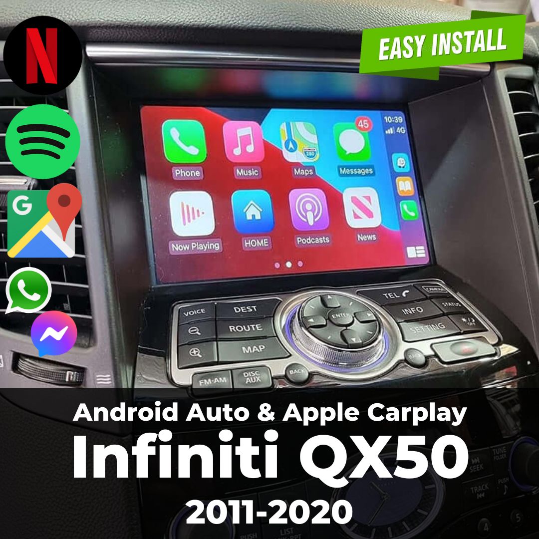 Infiniti QX50 Apple CarPlay & Android Auto Module 2011-2020 – Merge Screens