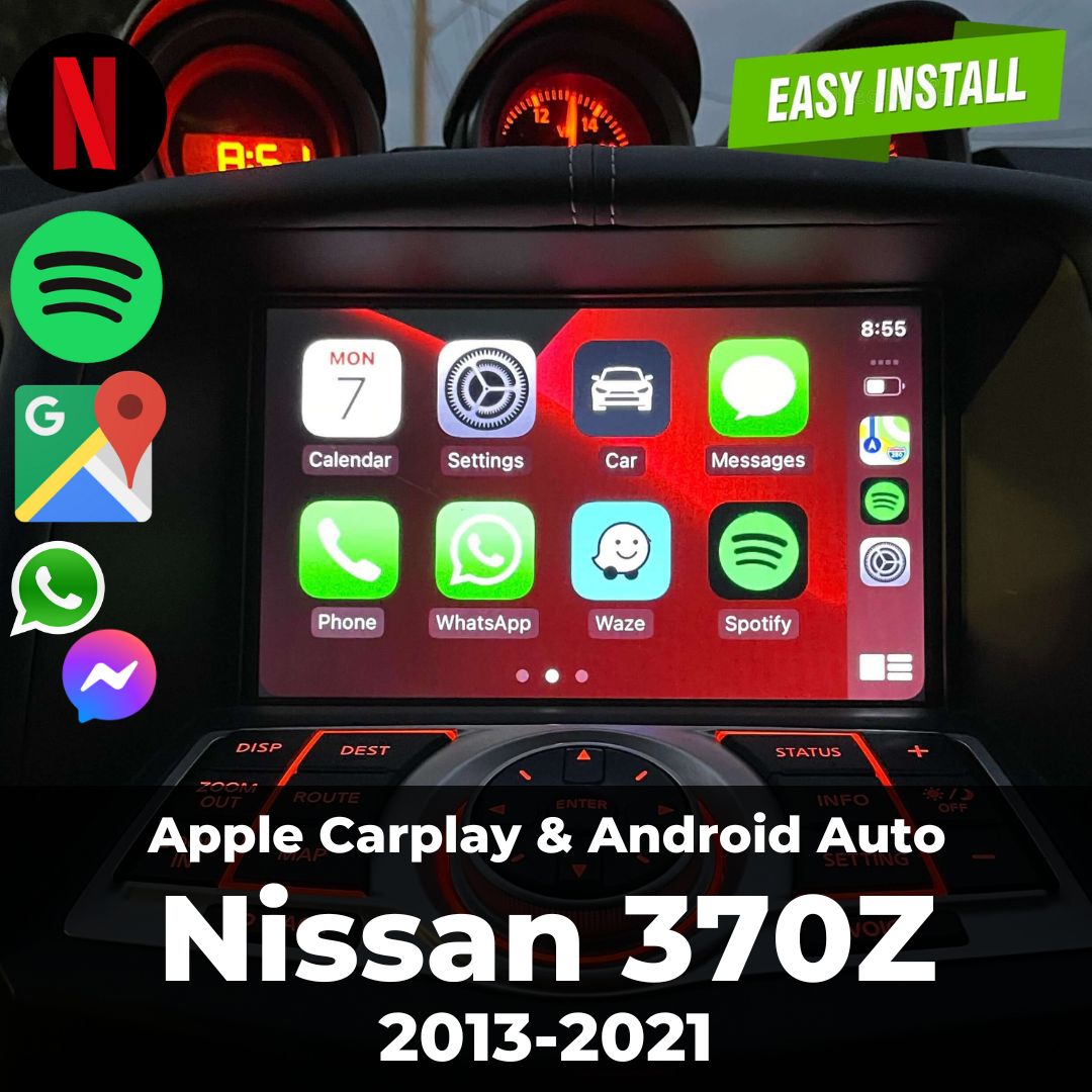Nissan 370Z Apple CarPlay & Android Auto Upgrade (2013-2021)