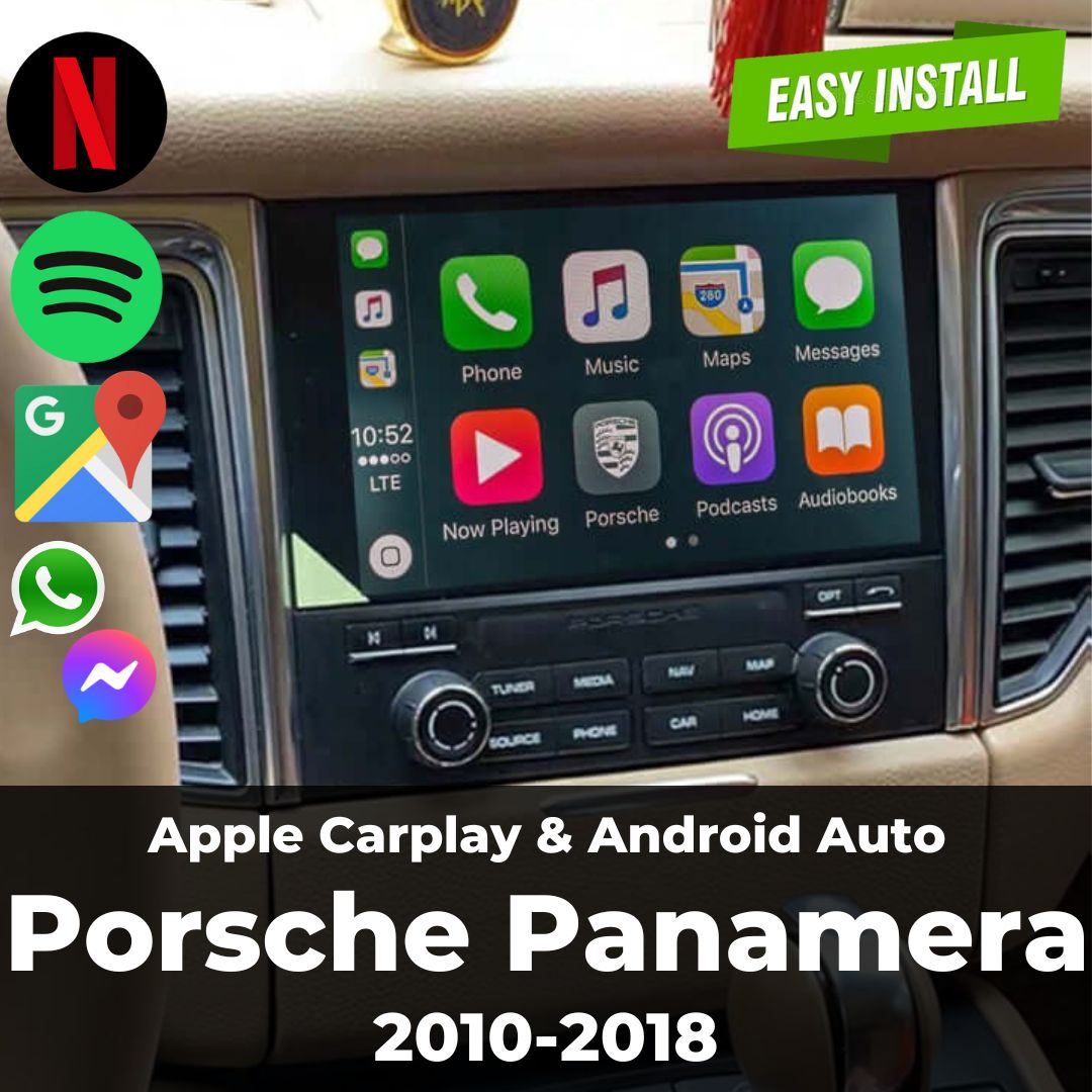 Porsche Panamera Apple CarPlay & Android Auto Upgrade – Merge Screens