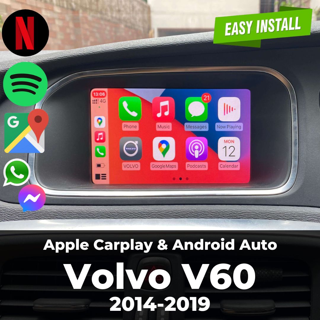 Volvo V60 Apple CarPlay & Android Auto Upgrade Module