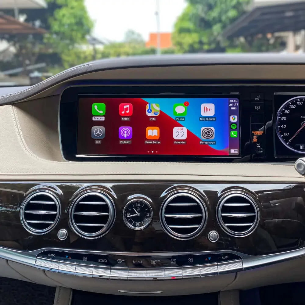 Mercedes S Class CarPlay Kit : Android Auto & Apple CarPlay – Merge Screens